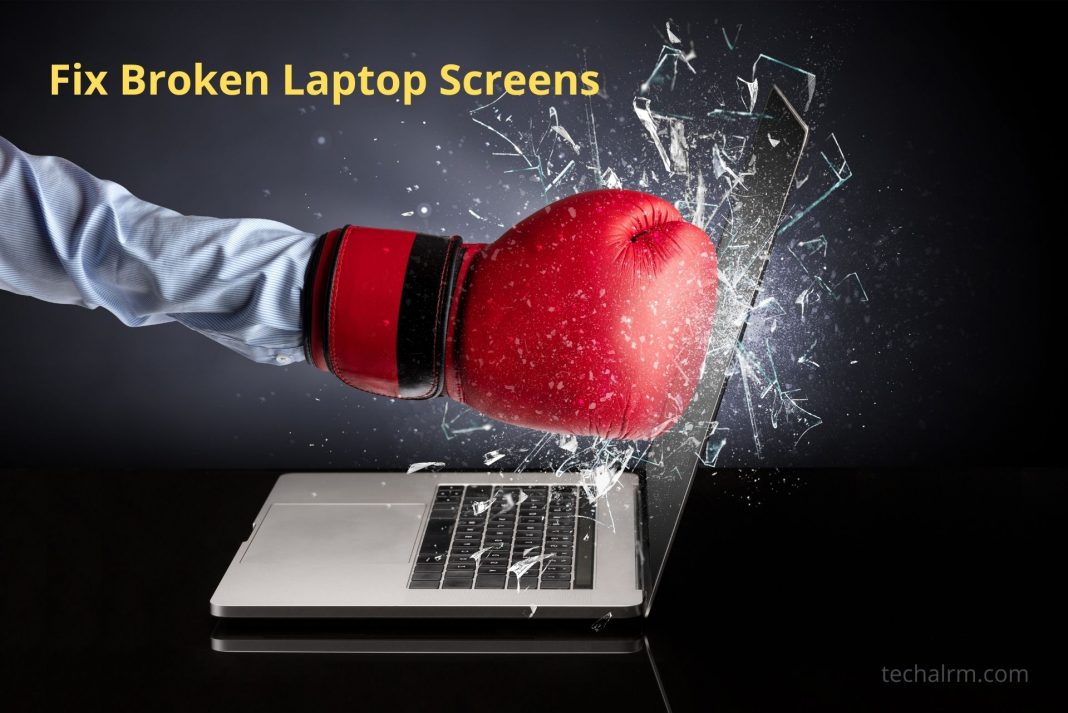 How to Fix Broken Laptop Screens- Cracked Internally - TechAlrm